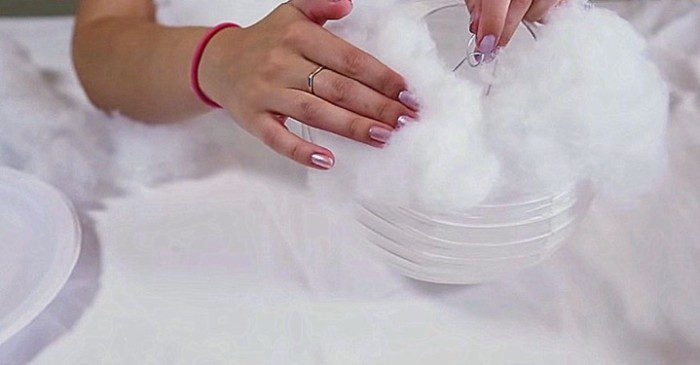 She Puts Cotton On Paper Lanterns. When The Lights Go Off – It’s Unique ...
