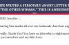 Wife Writes A Seriously Angry Letter To The "Other Woman." This Is Awesome.